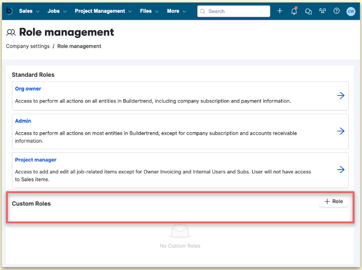 Internal Users Overview