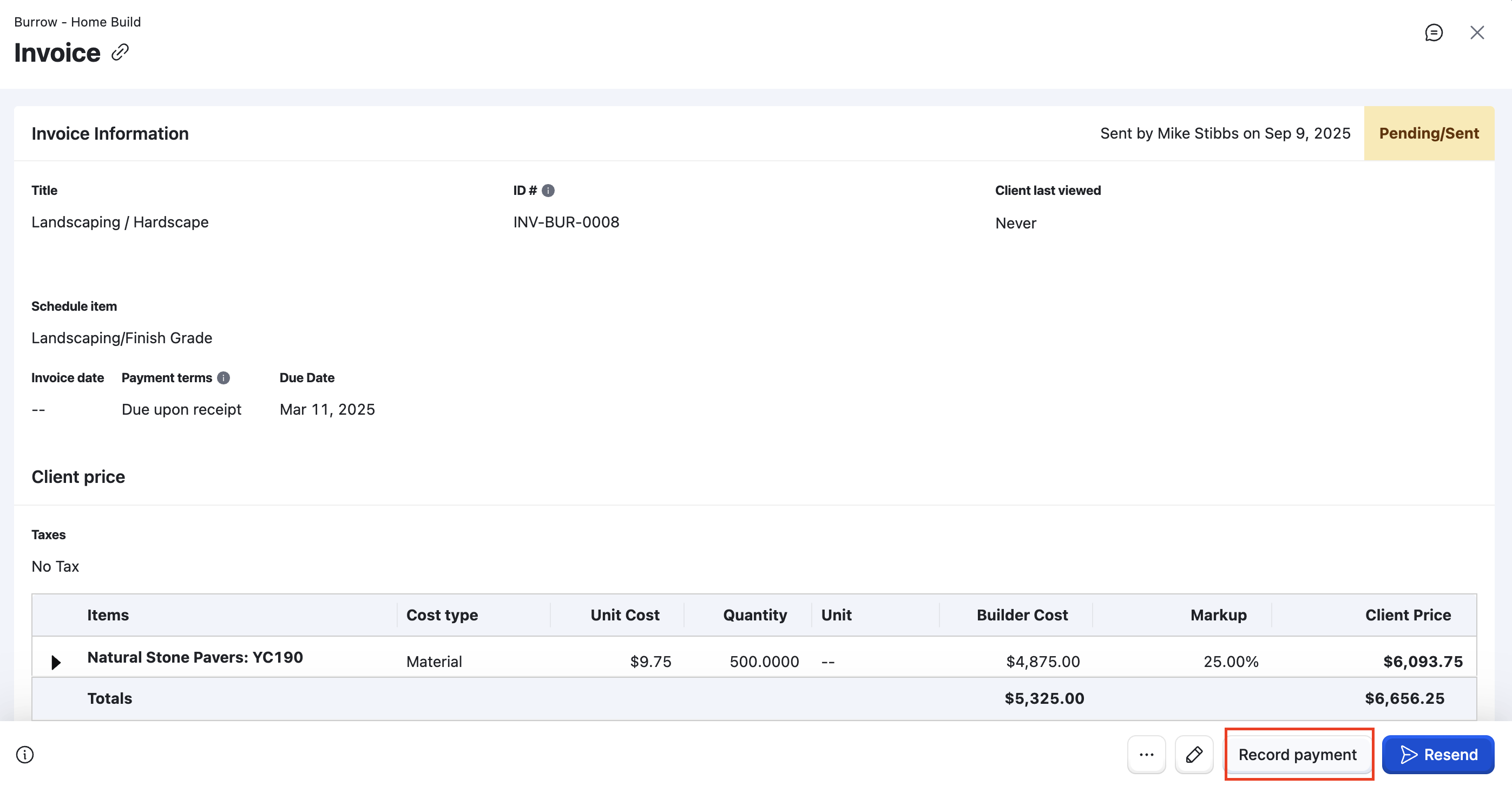 Advanced Invoice Overview