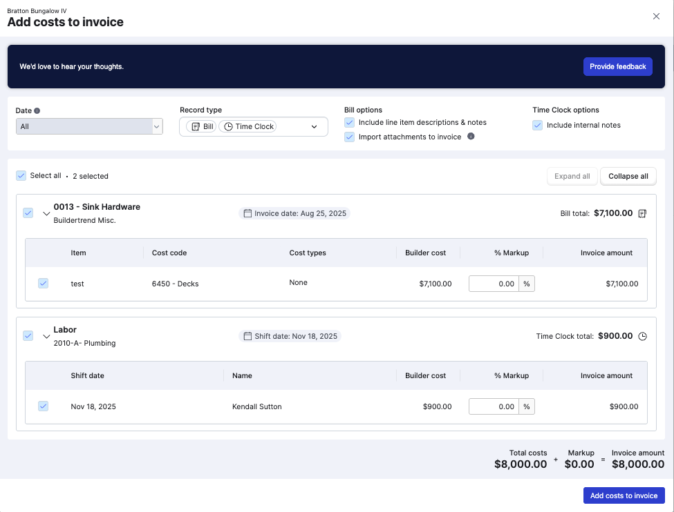 Invoice Overview