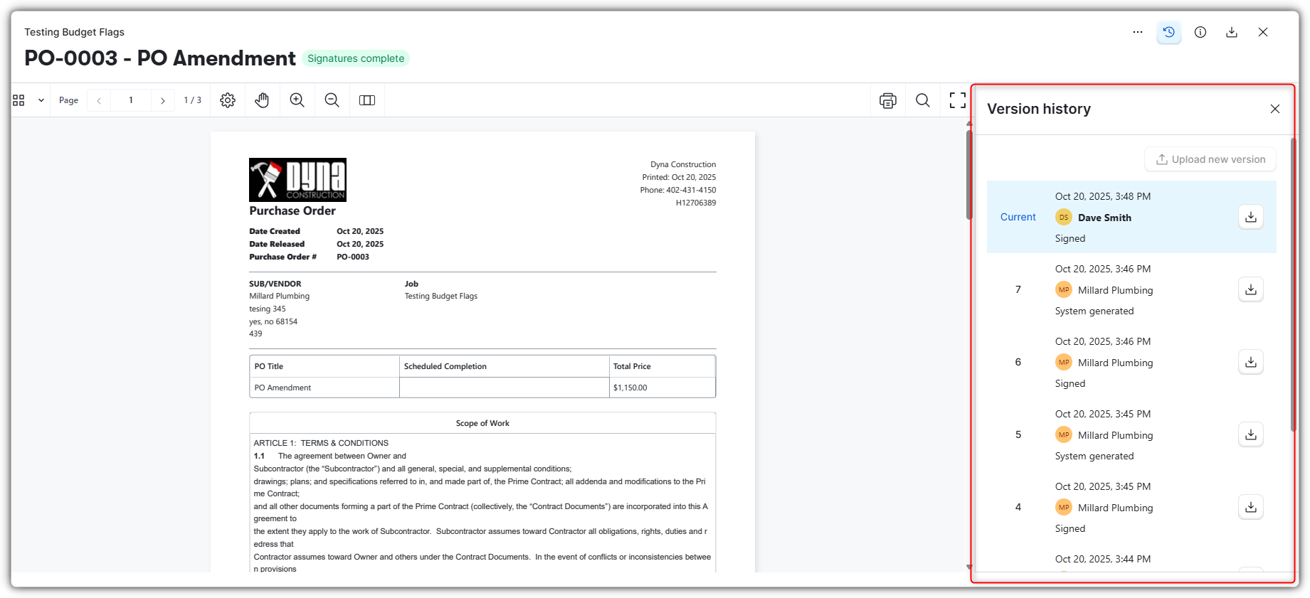 Purchase Orders Overview