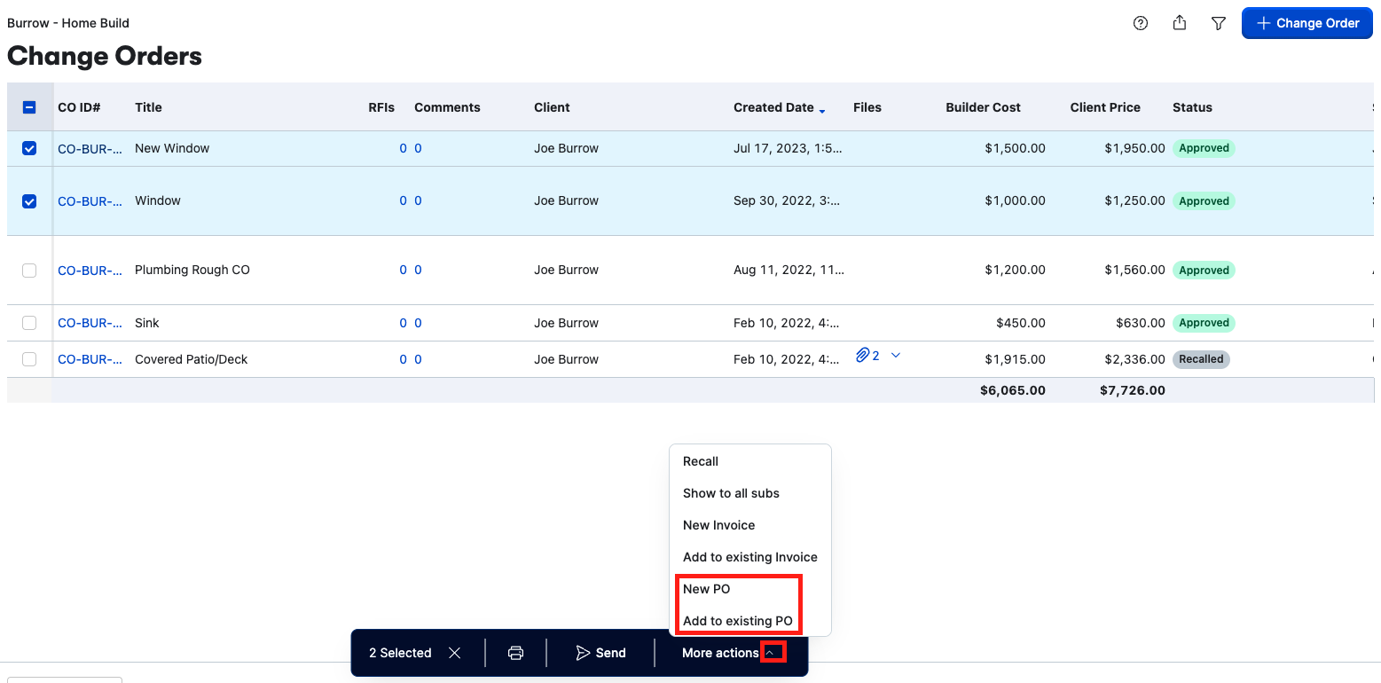 Purchase Orders Overview